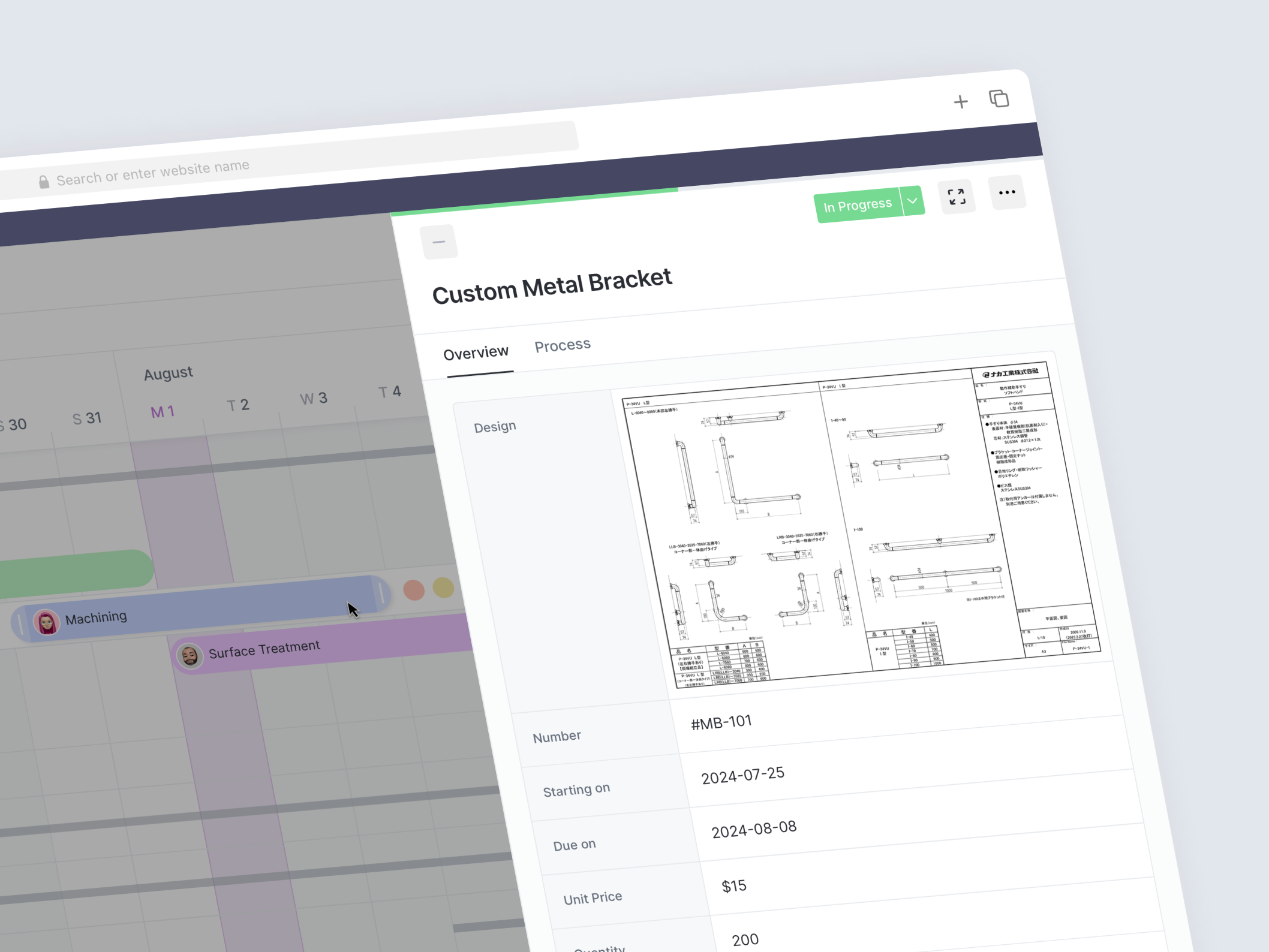 Project Management Web App : Gantt Chart | UI/UX by Solus, inc. on Dribbble