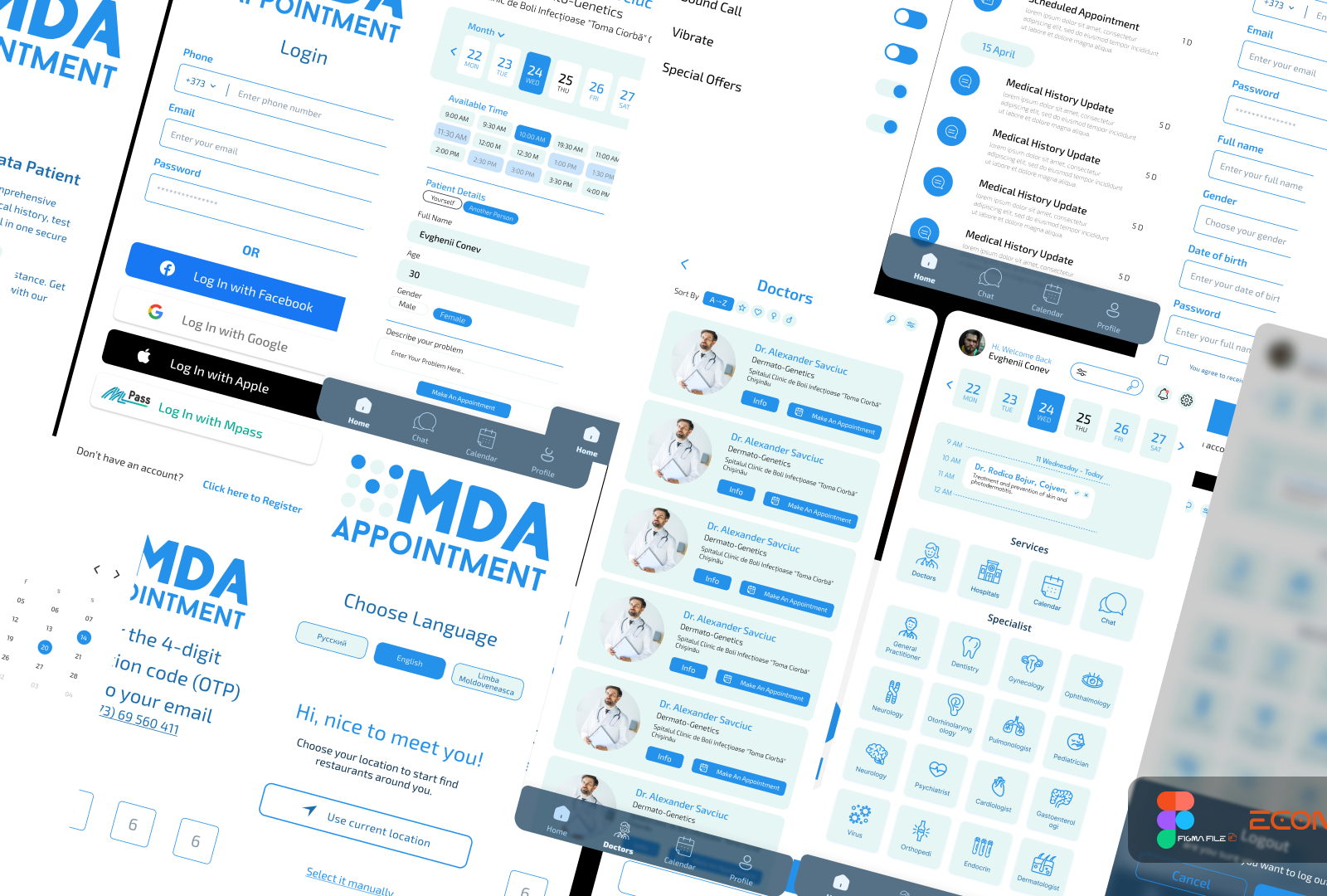⚕️Medical Appointment MDA by econev by Jack Conev on Dribbble