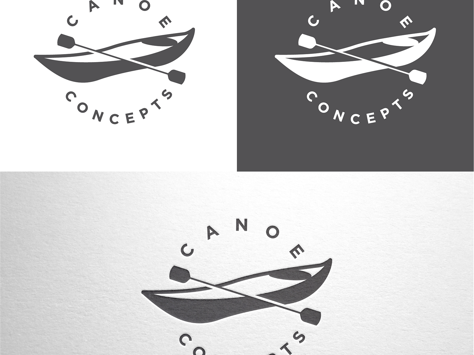 Minimal Canoe Logo Design by The Lion Studios on Dribbble