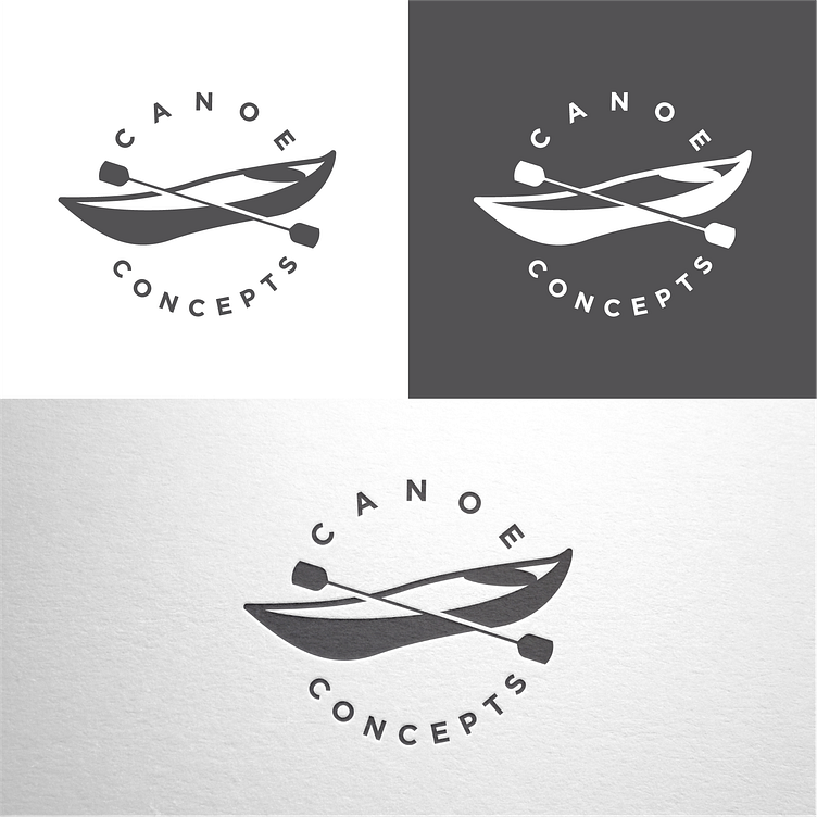 Minimal Canoe Logo Design by The Lion Studios on Dribbble