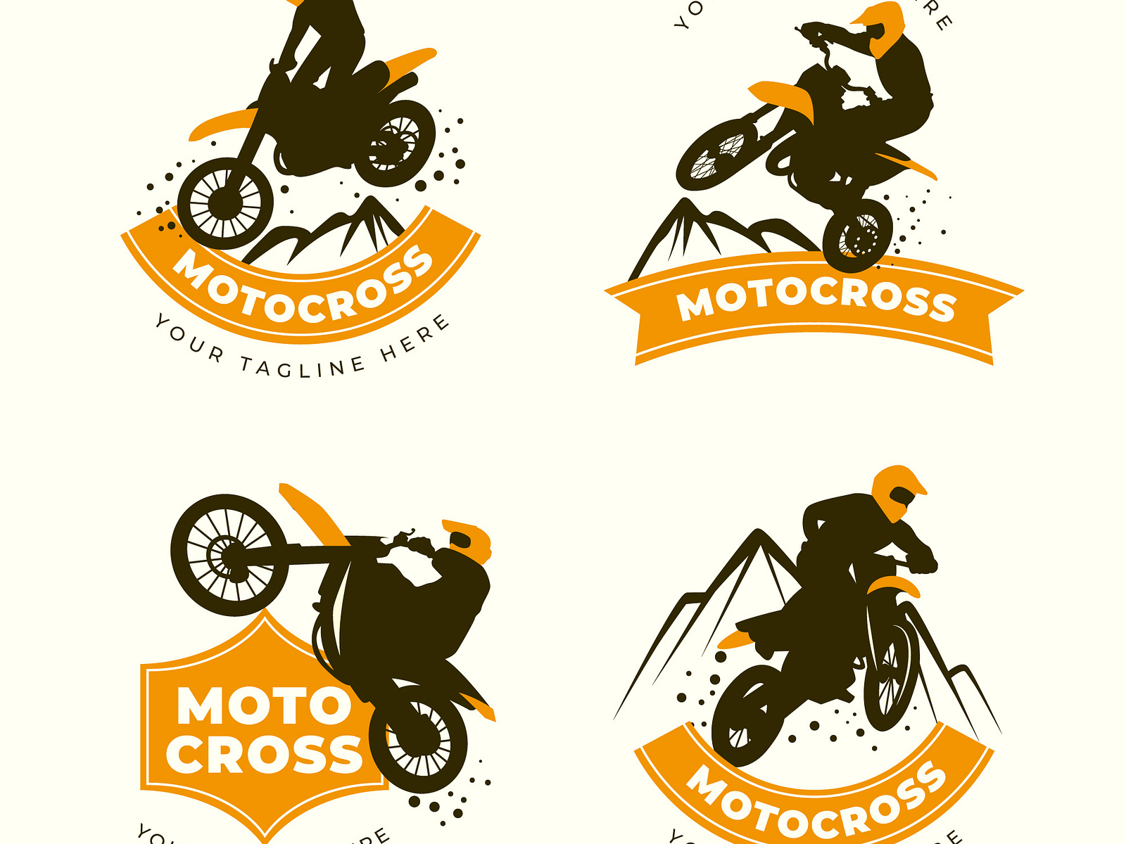 Motocross logo collection by Ahmad Sukur on Dribbble