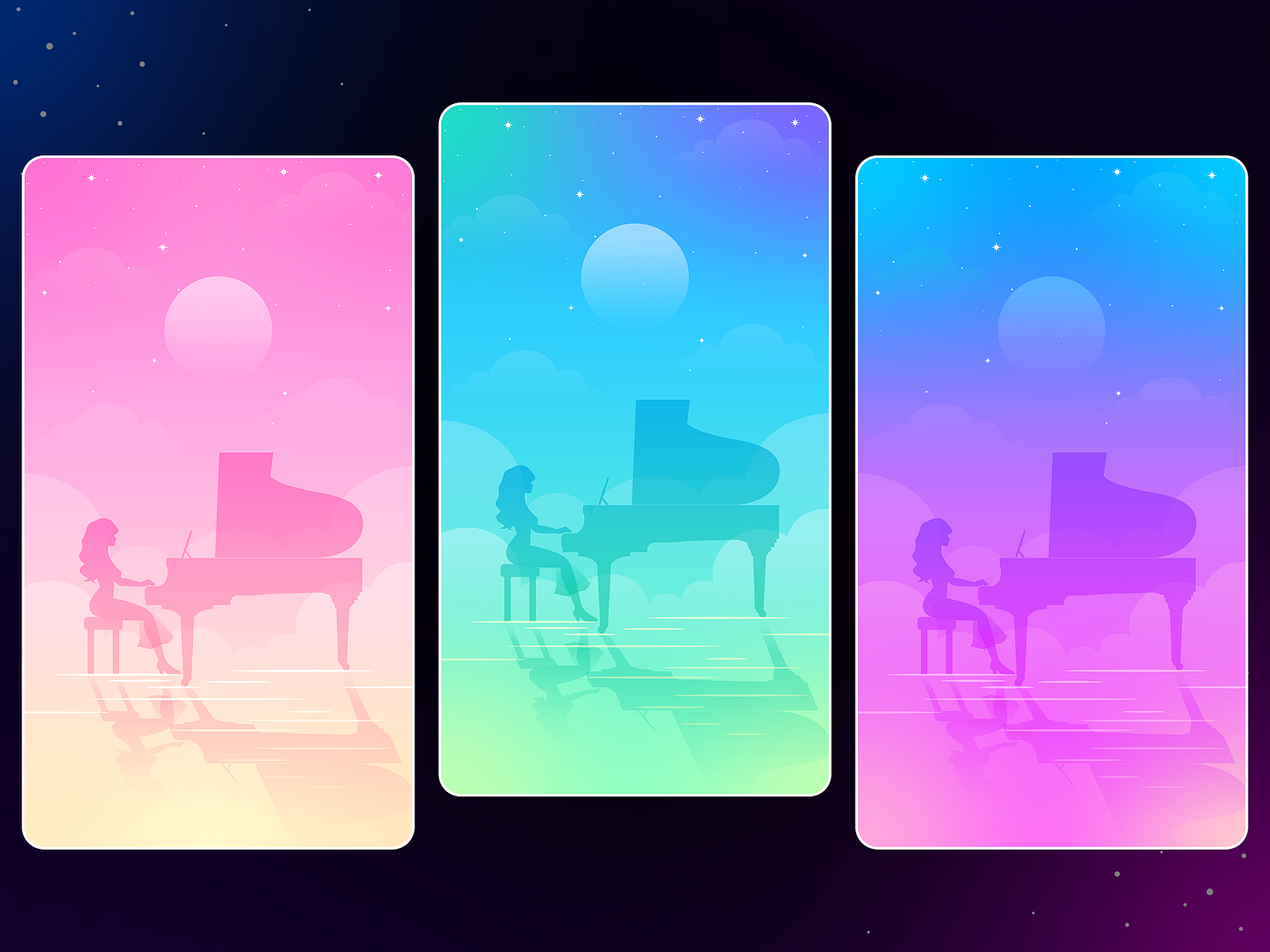 Piano Perfect Tiles : Backgrounds by Alien3287 on Dribbble