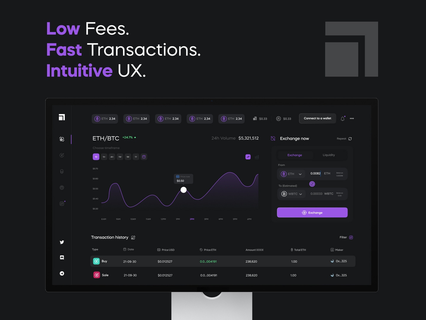 Decentralized Exchange (DEX) by Jaka Fefer on Dribbble