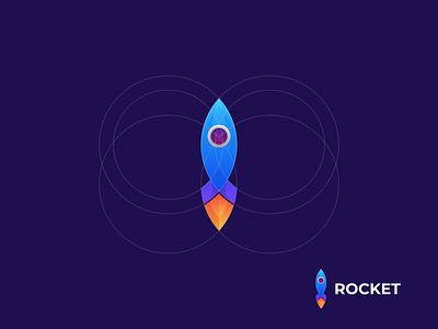 Rocket logo colorful by Danifsketsart on Dribbble