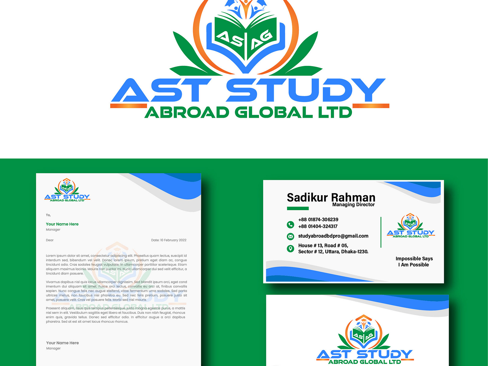 LOGO CARD PAD DESIGN by Graph on Dribbble