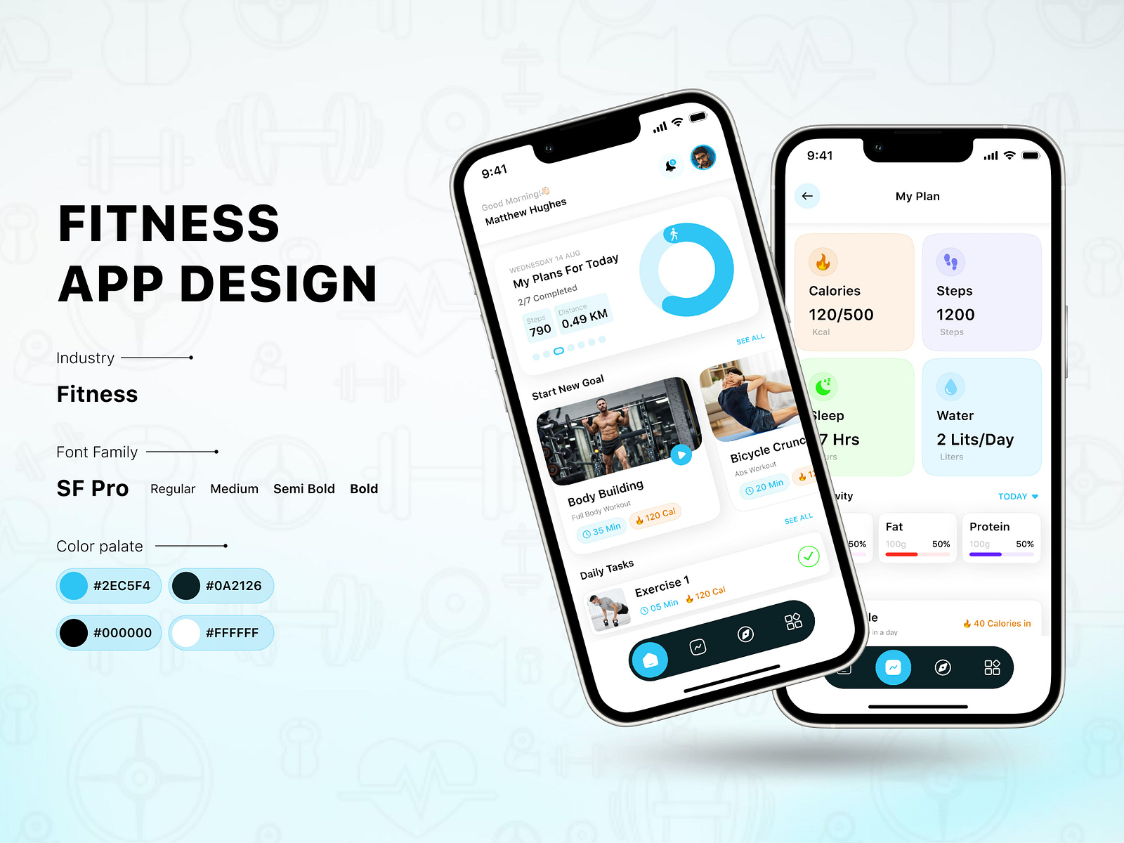 Fitness App Design by Coder Scotch Technologies on Dribbble