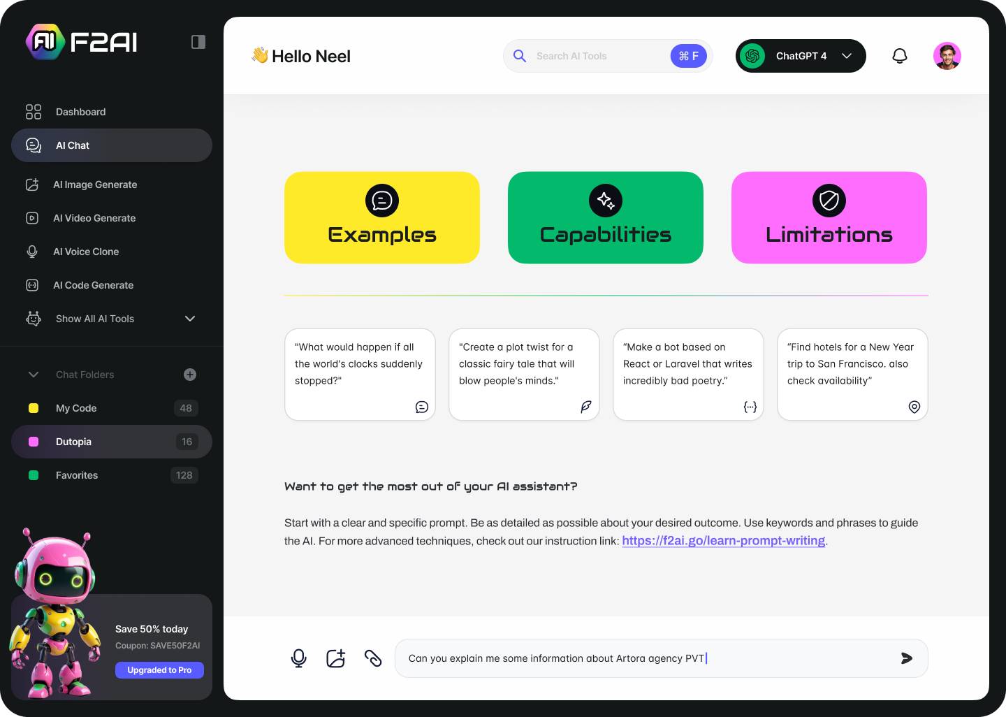 ChatGPT🤖AI Chat App UI Kit by Neel litoriya on Dribbble
