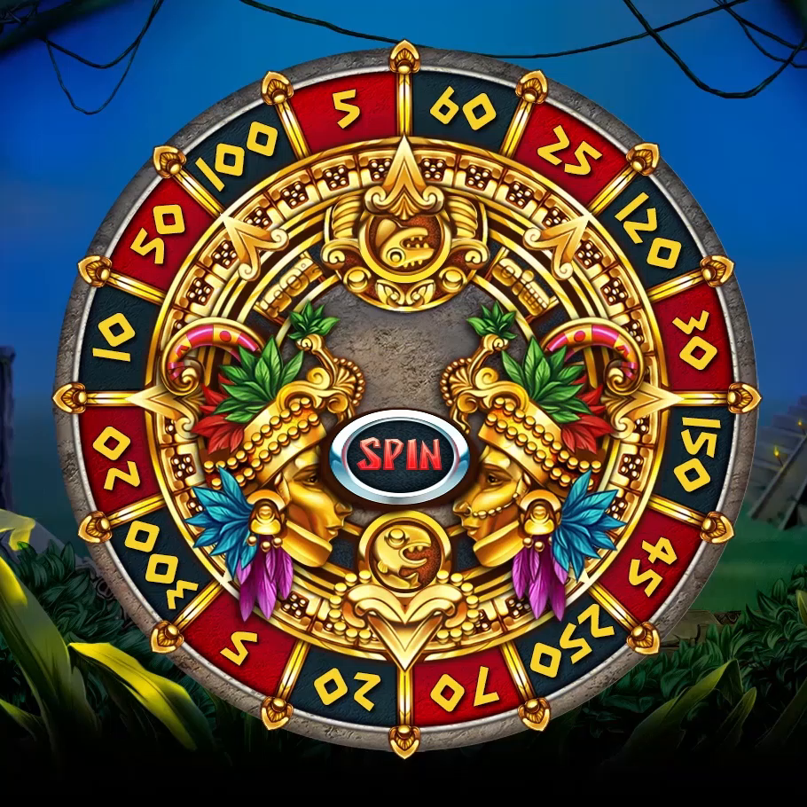 Wheel animation design for the slot game "Mayan Adventure" by ...