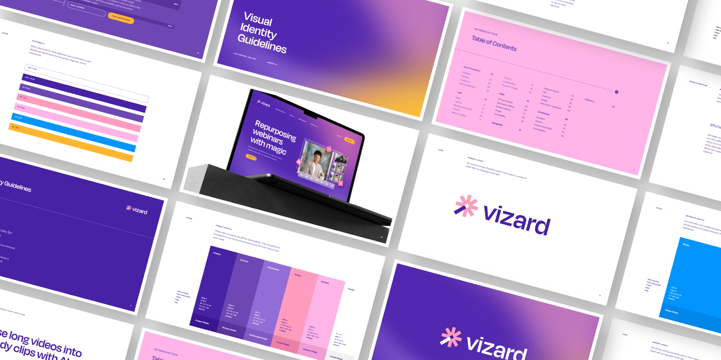 Vizard Rebrand + Case Study by Bill Kenney for Focus Lab on Dribbble