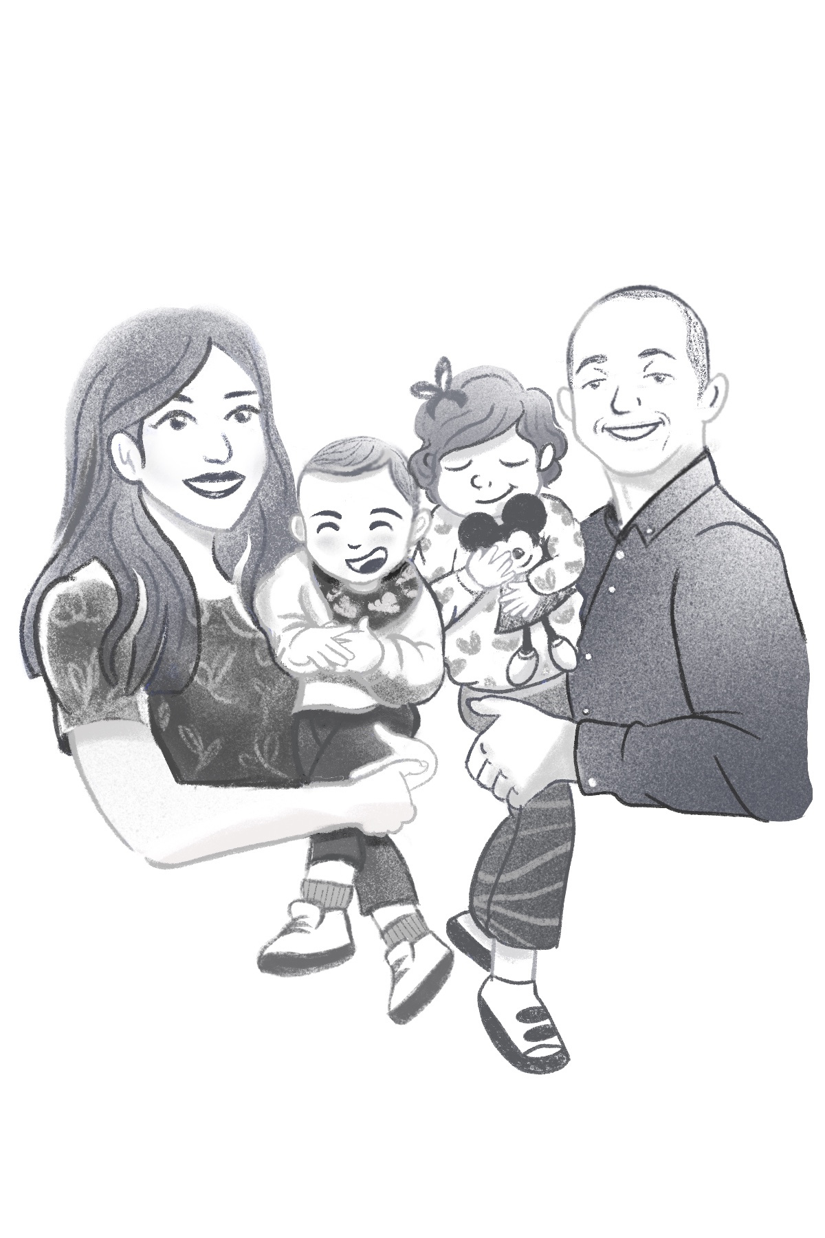Family portrait by Susana Reynoso on Dribbble