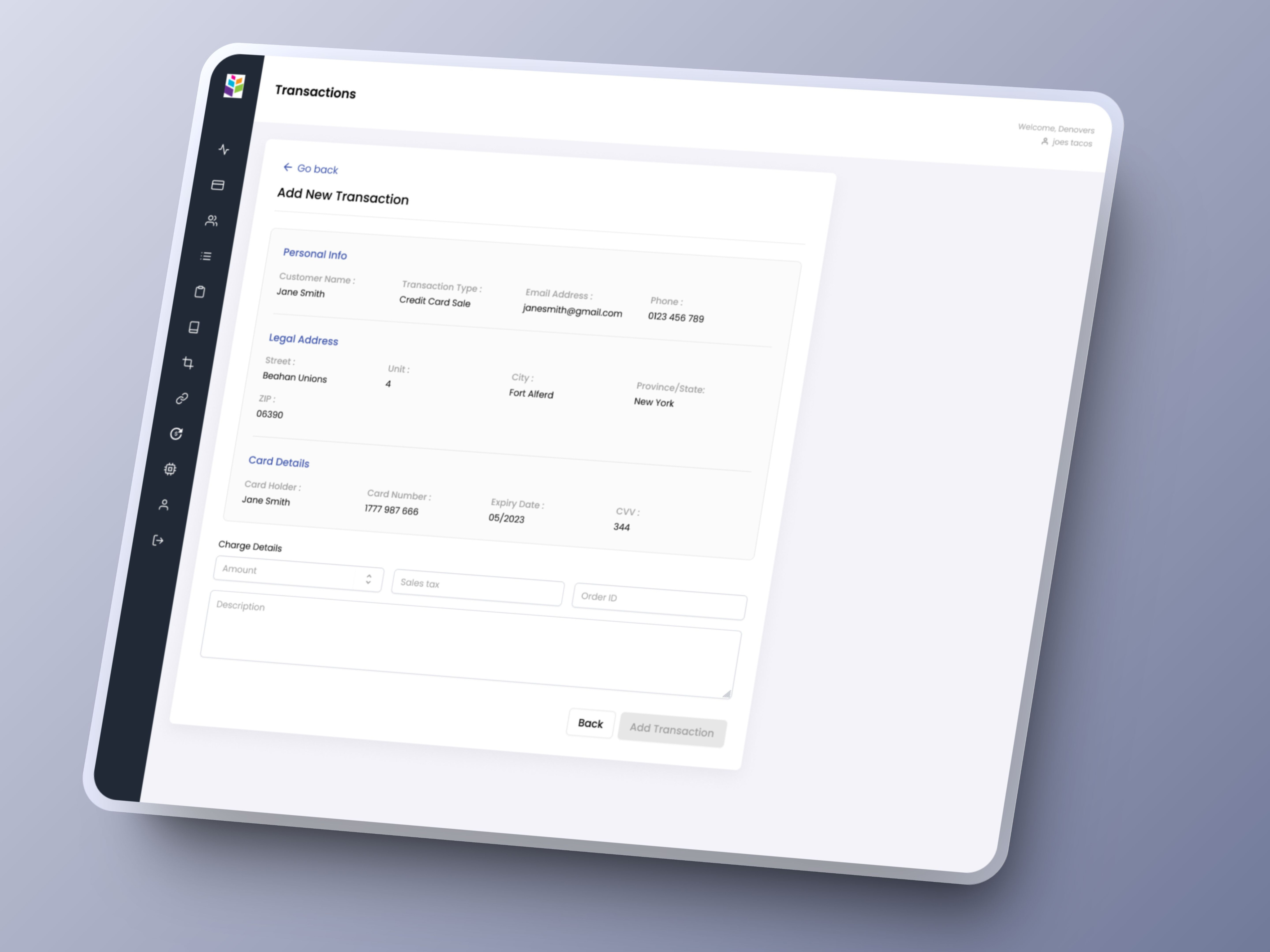 Transaction Tables - Case study by Shahzad Mirza for Denovers: UX/UI ...