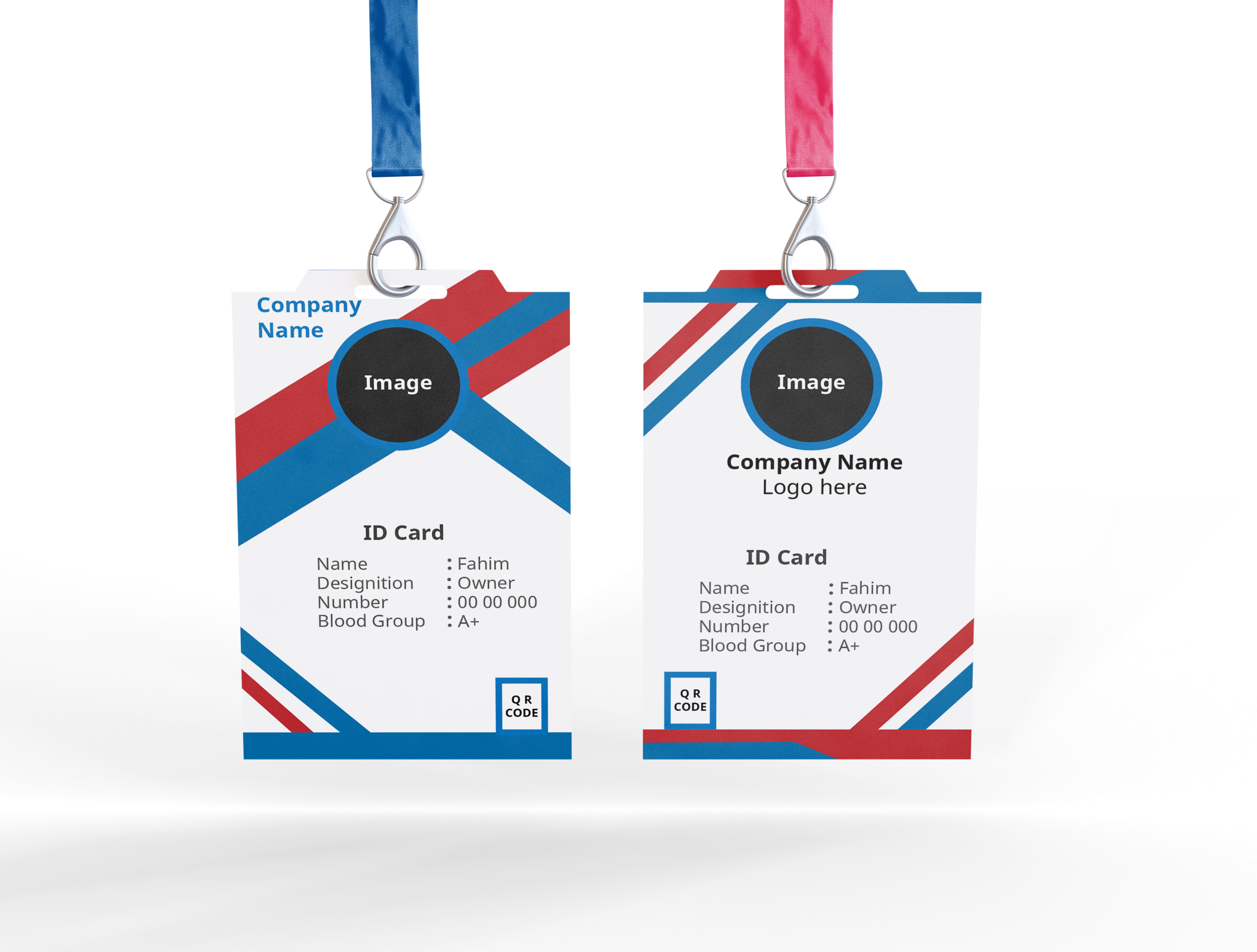 Professional & Creative Id card design by Fahim Hosain on Dribbble