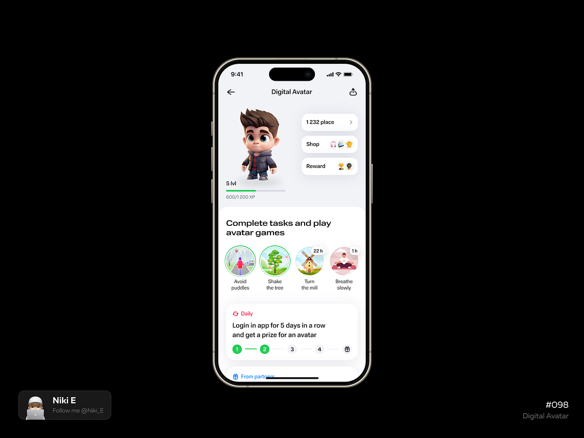Digital Avatar by Nikita Efimtsev on Dribbble