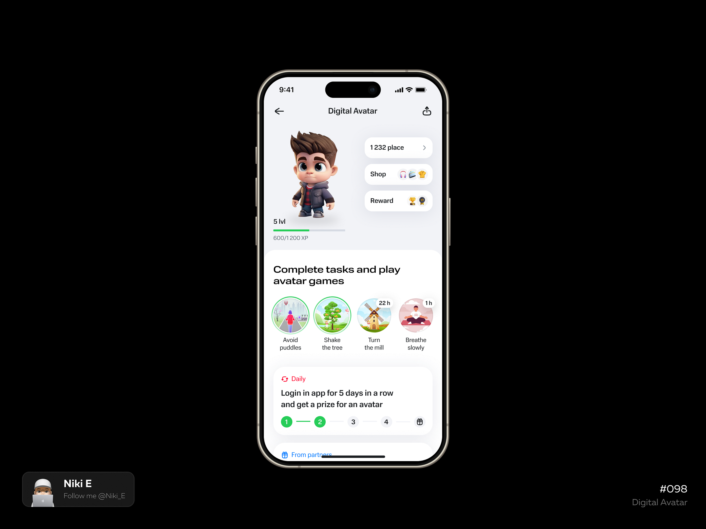 Digital Avatar by Nikita Efimtsev on Dribbble