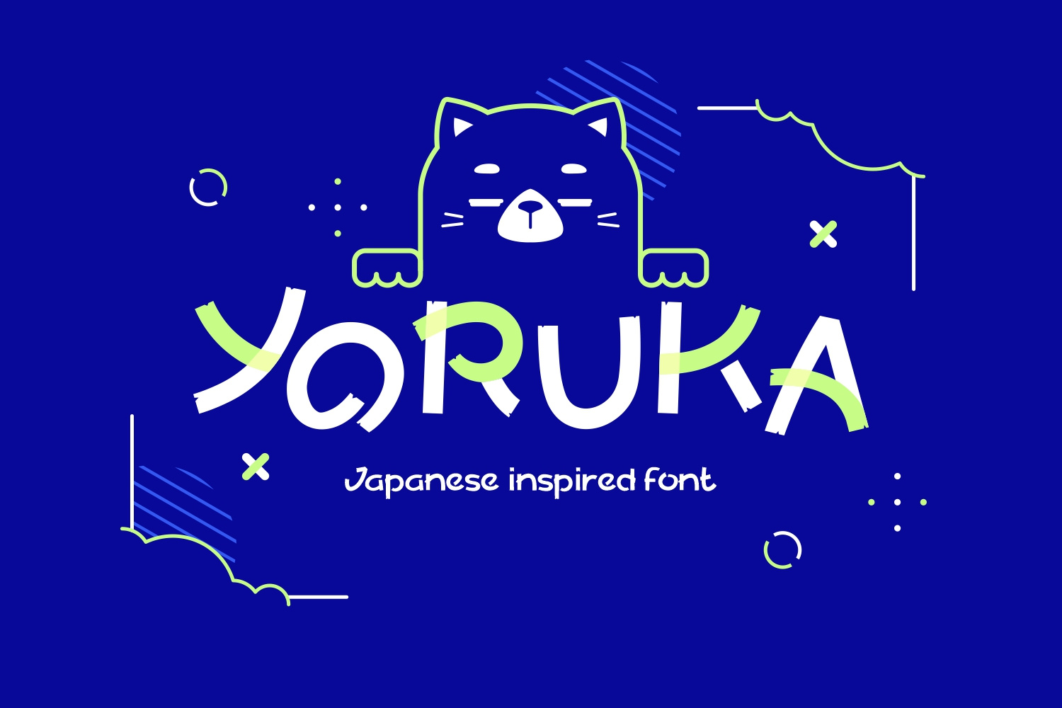 Yoruka - Faux Japanese Fonts by Askar Fadhilah on Dribbble
