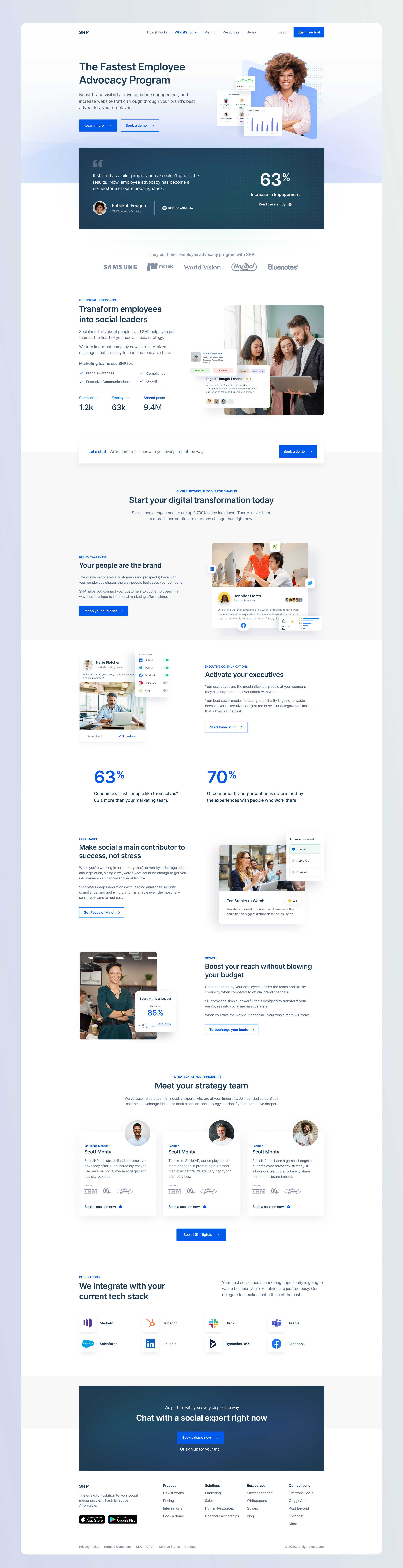 Social Horse Power Website by Turja Sen Das Partho on Dribbble