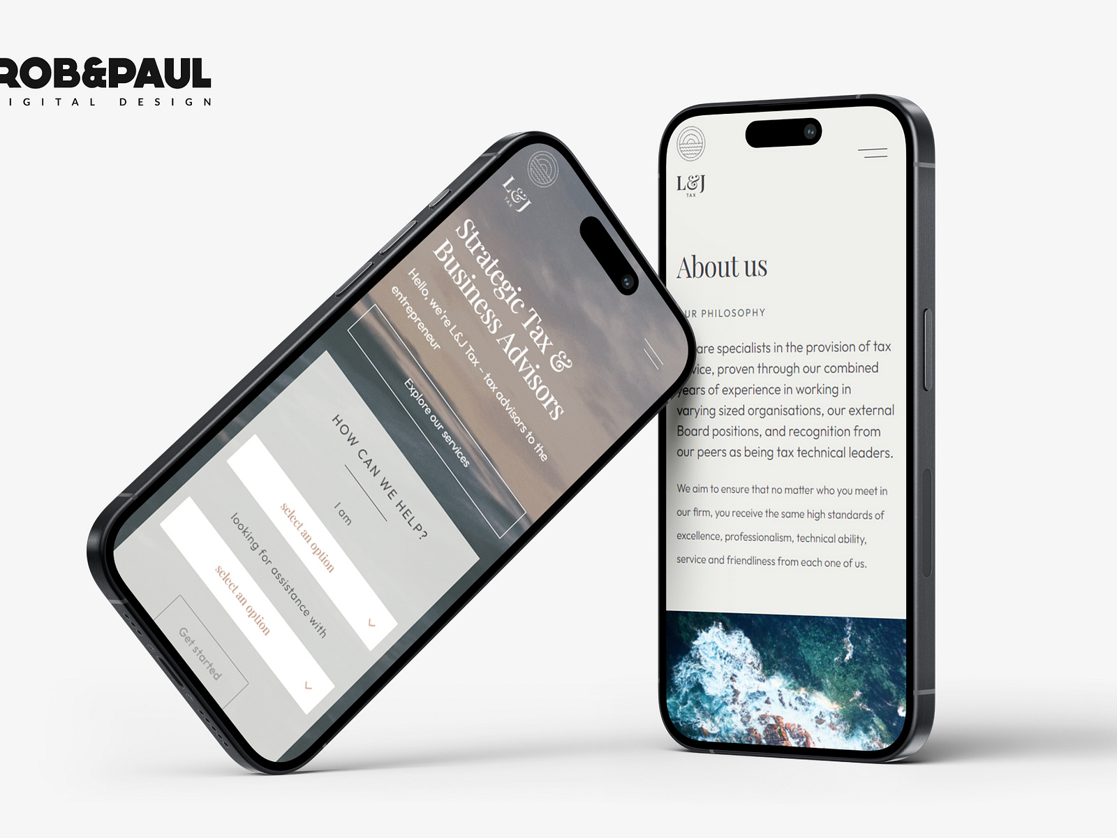 L&J Tax by Robert OHalloran for Rob&Paul on Dribbble