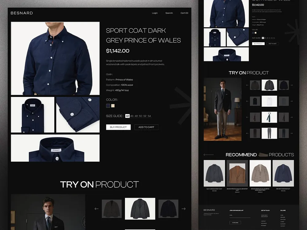 Product Detail Page designs, themes, templates and downloadable graphic ...