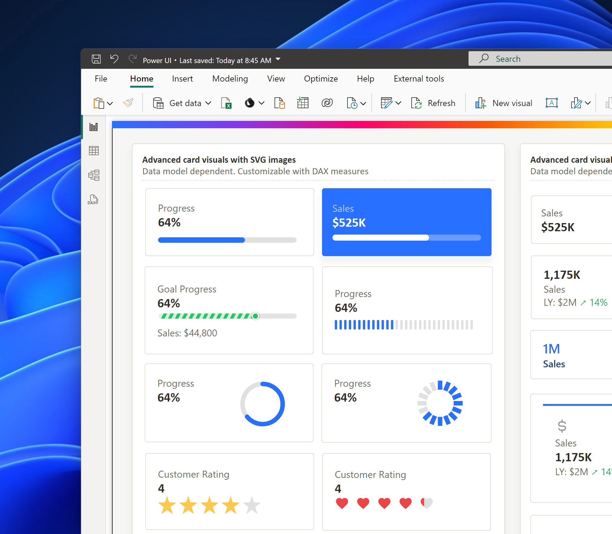 Progress Bars in Power BI by Jon Sandmann on Dribbble