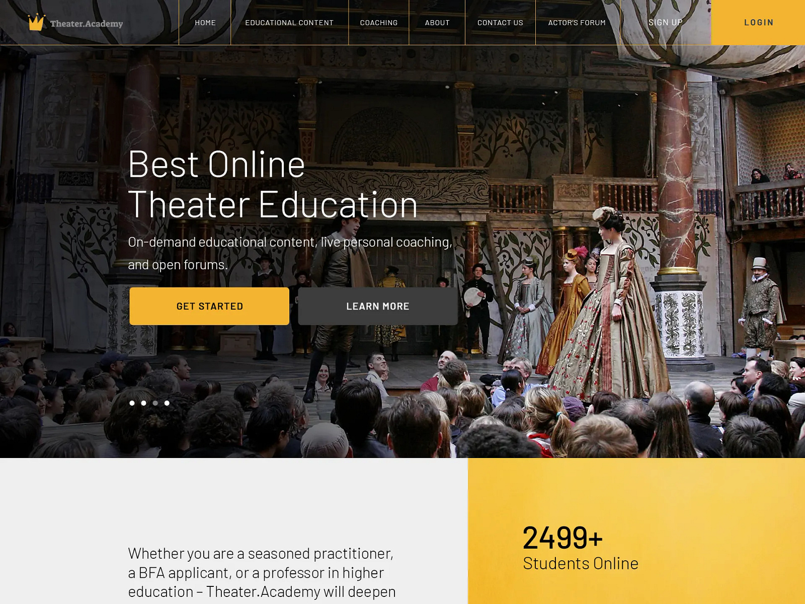 Theater Academy - Website Design - Creasions by Creasions Digital on ... Theater Academy - Website Design - Creasions by Creasions Digital on ...