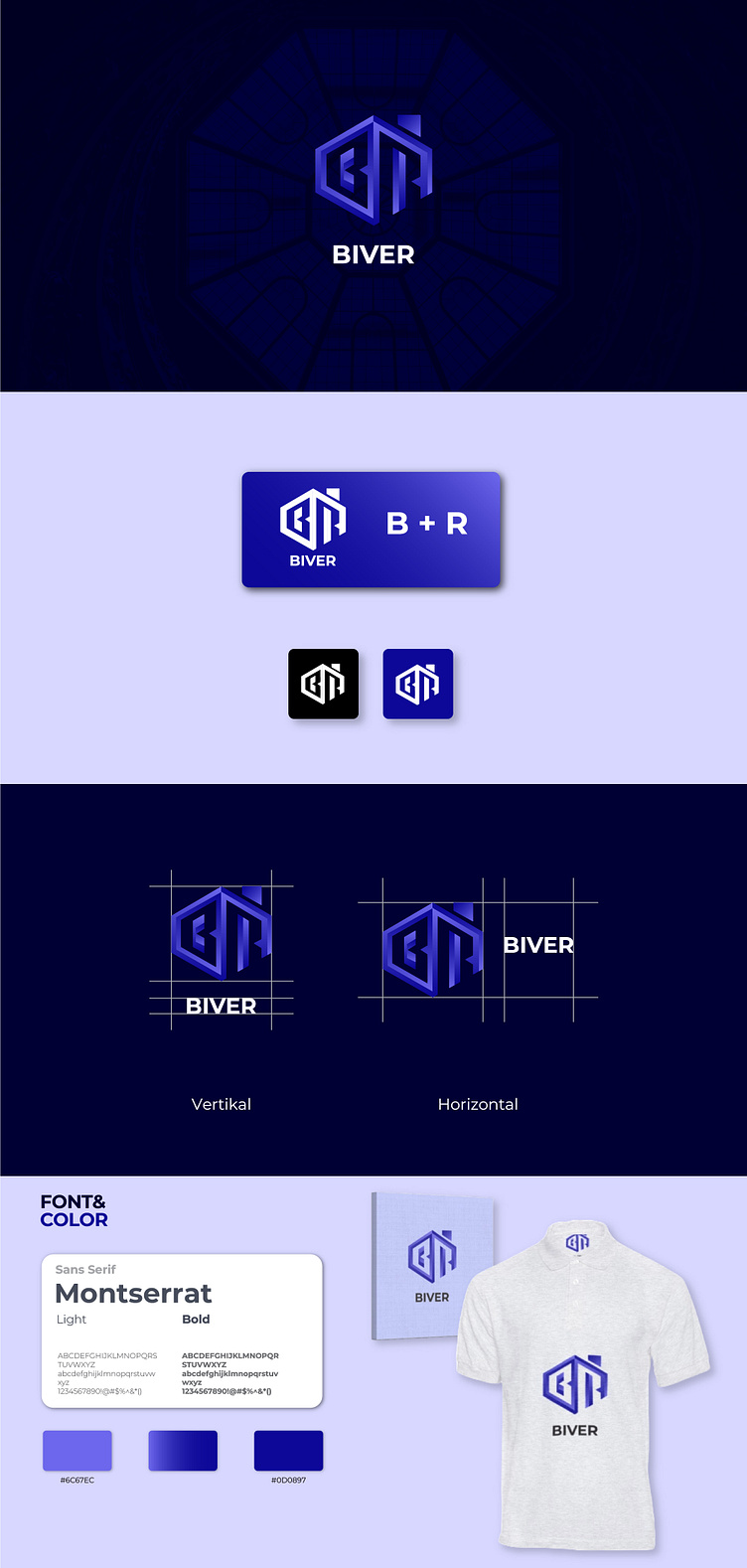 construction logo design custom logo design skin - BIVER by Frispro on ...