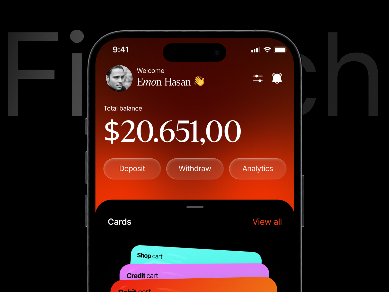 Banki Fintech mobile app design by Emon Hasan on Dribbble