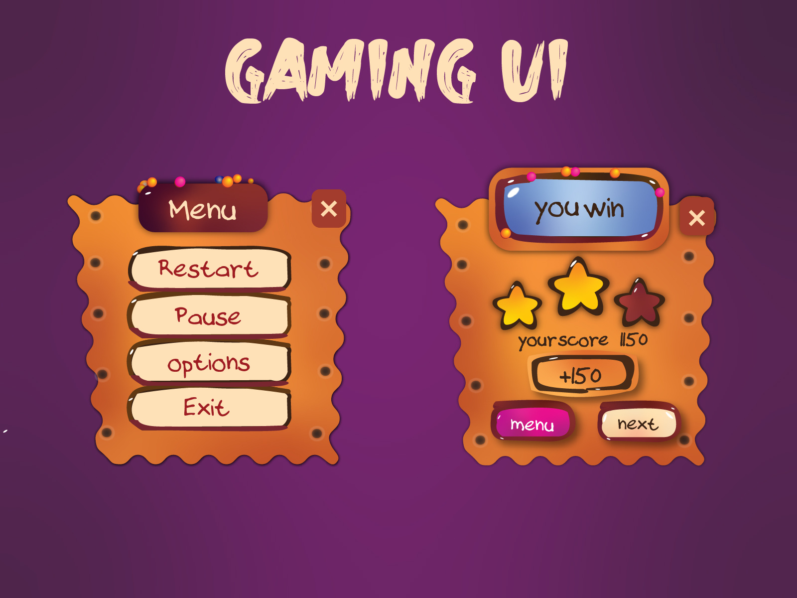gaming ui design by Harsh on Dribbble