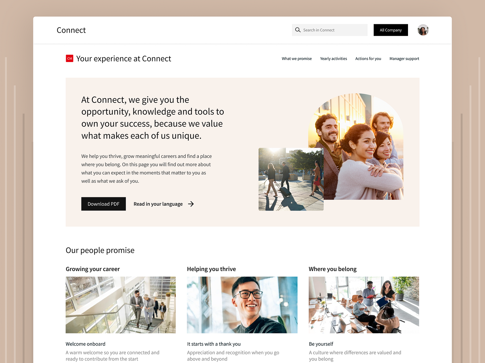 Connect: A Modern Intranet for a Global Workforce (4/4) by Mahek ...