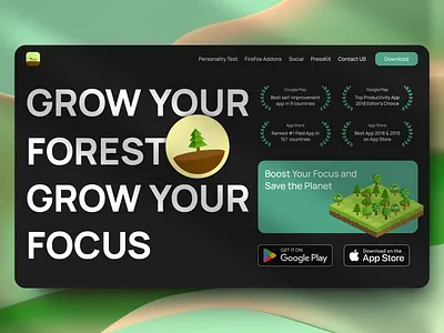 Forest App designs, themes, templates and downloadable graphic elements ...
