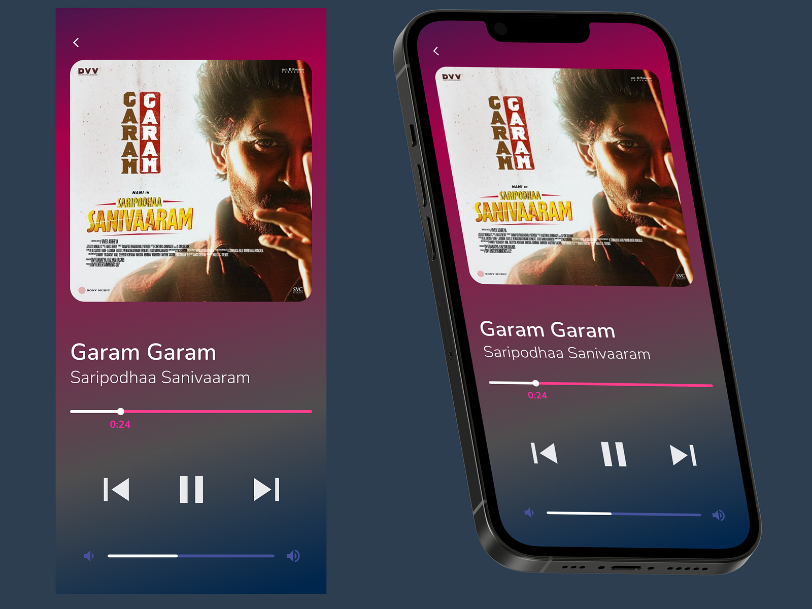 Day 8/100 - Music Player Screen UI by Mandadi Ram Chandra Reddy on Dribbble