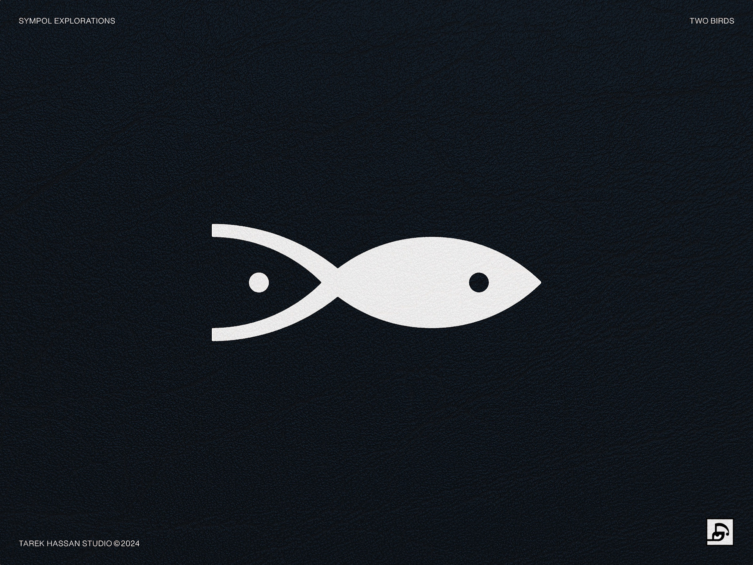 Two Fish | Negative Space Exploration by Tarek Hassan on Dribbble