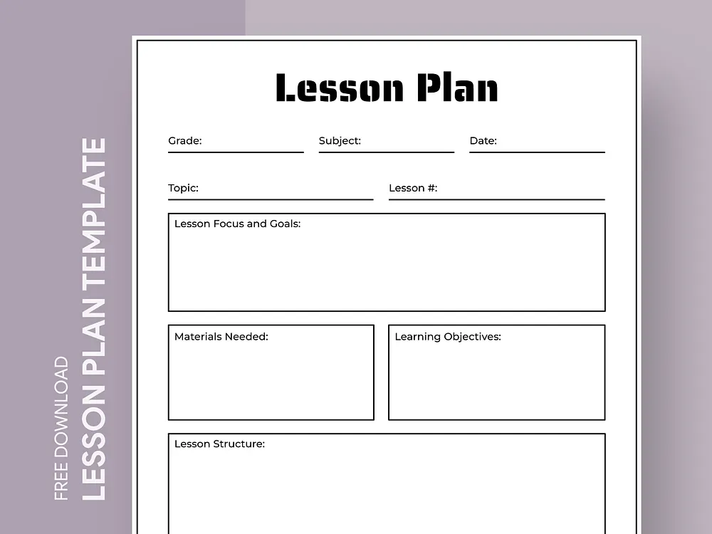 Lesson Plan Google Docs Templates by Gdoc | Dribbble