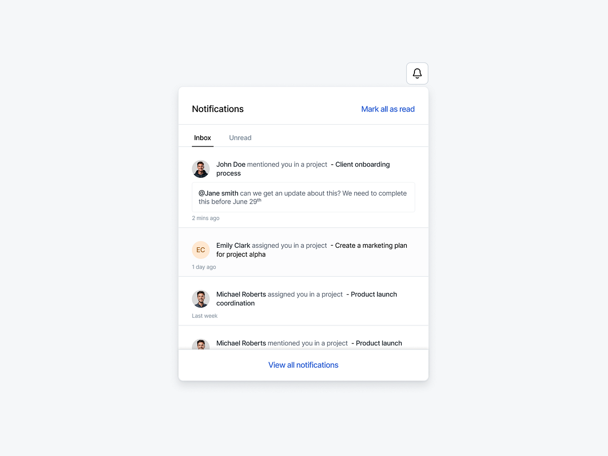 Notification Panel Designs Themes Templates And Downloadable Graphic Elements On Dribbble
