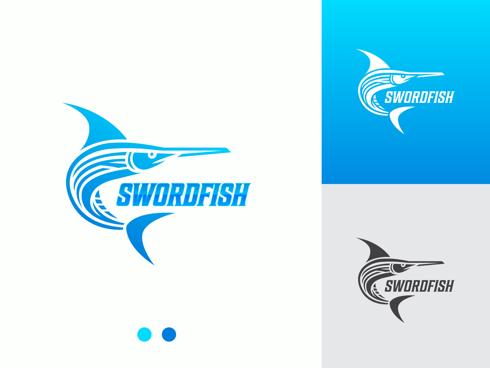 Swordfish Logo Design by Atik | Logo Branding on Dribbble