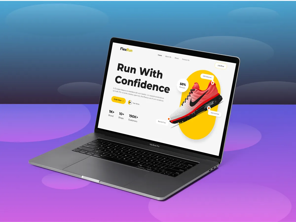 Shoe Website designs, themes, templates and downloadable graphic ...