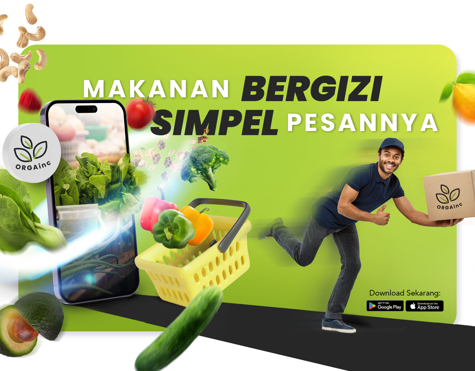 OrgaInc Campaign #MAKANANBERGIZISIMPELPESANNYA by FAMAN ARTWORK on Dribbble