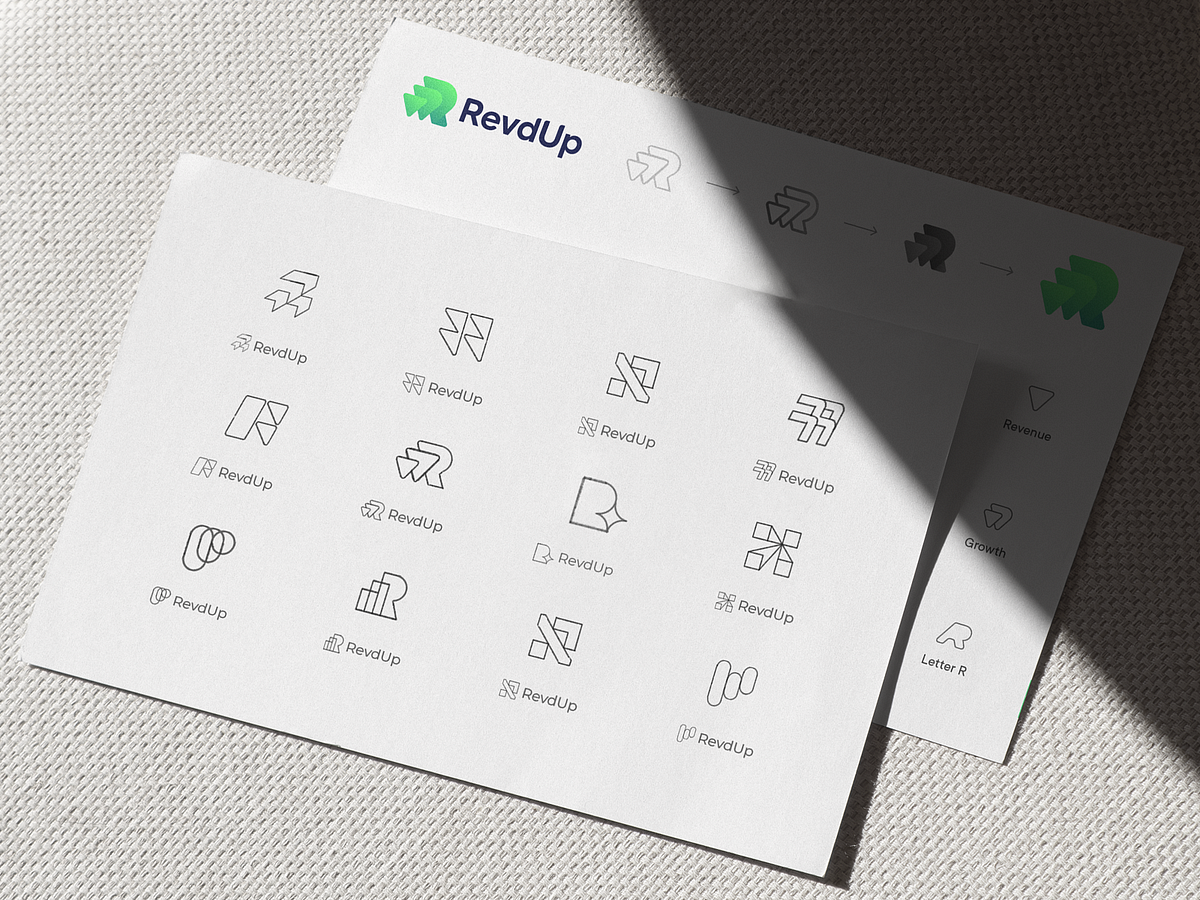 Revdup Logo Design Process by Dmitry Lepisov for Lepisov Branding on ...