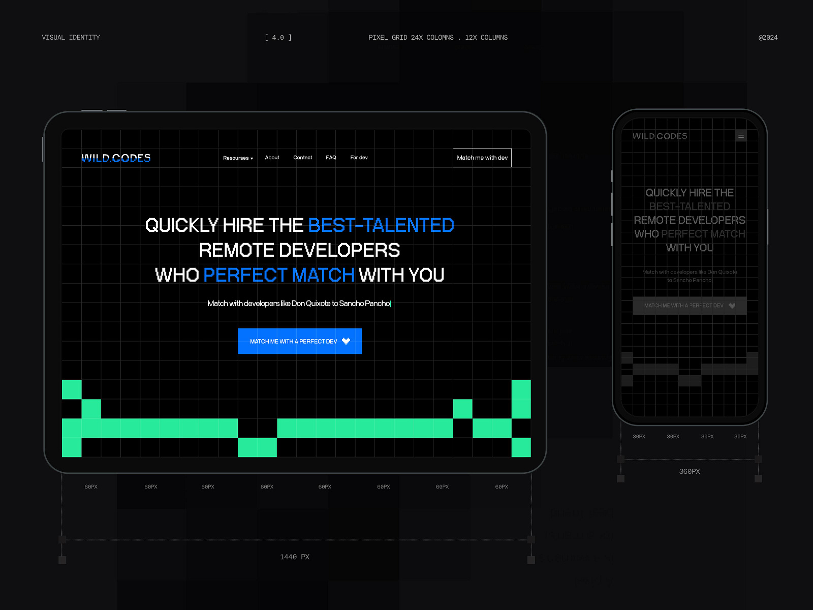 WILD.CODES web design by Serhii Antoniuk for kreyda on Dribbble