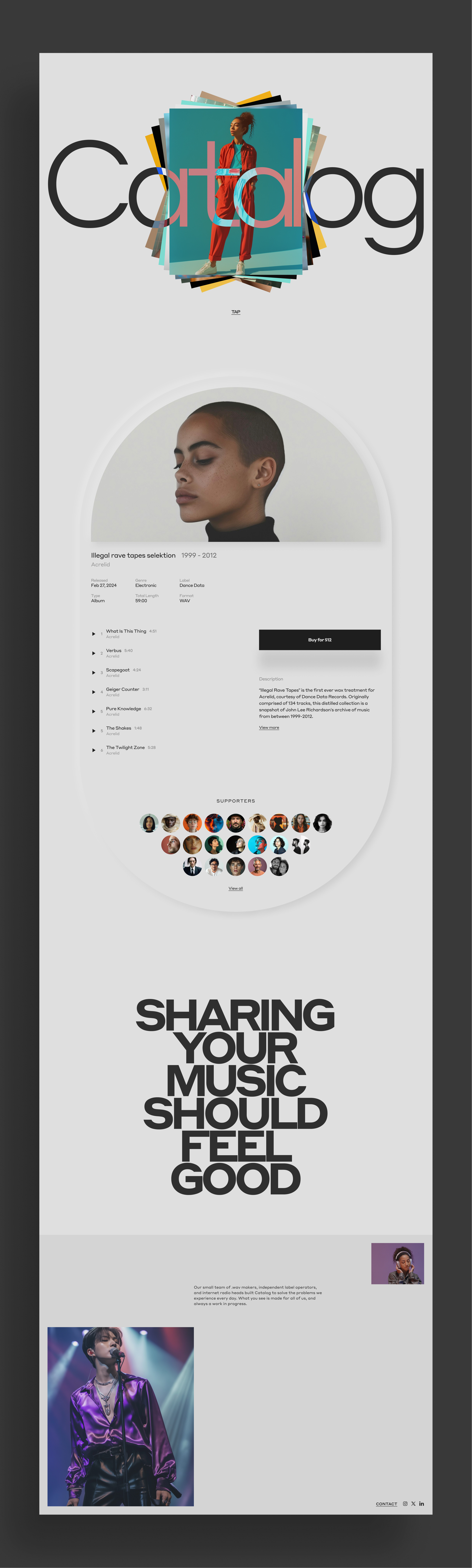 Music Library Web Design + Prototype_Concept by Chahat Soni on Dribbble