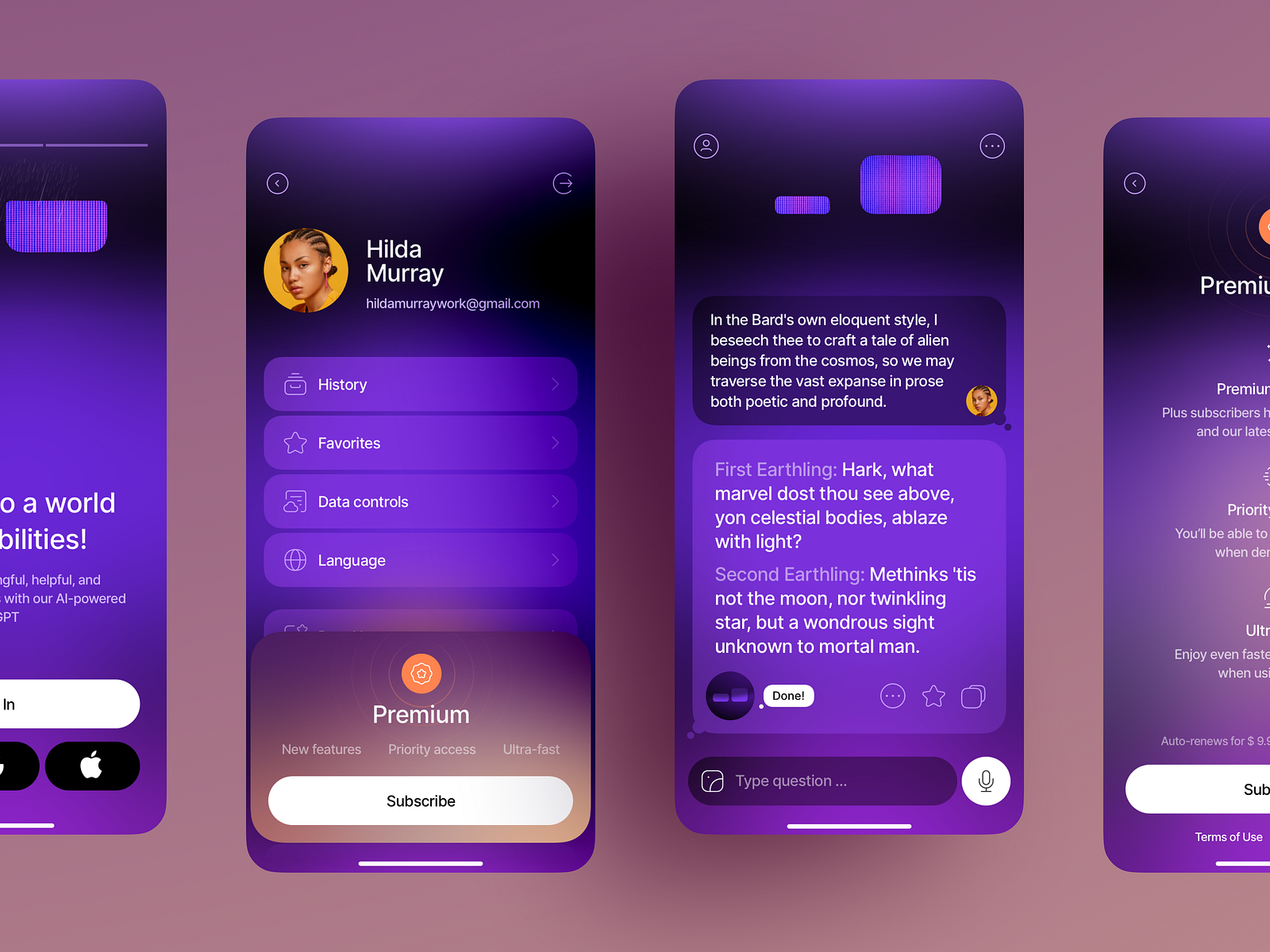 AI Mobile App Concept by Bogdan Nikitin for Nixtio on Dribbble AI Mobile App Concept by Bogdan Nikitin for Nixtio on Dribbble