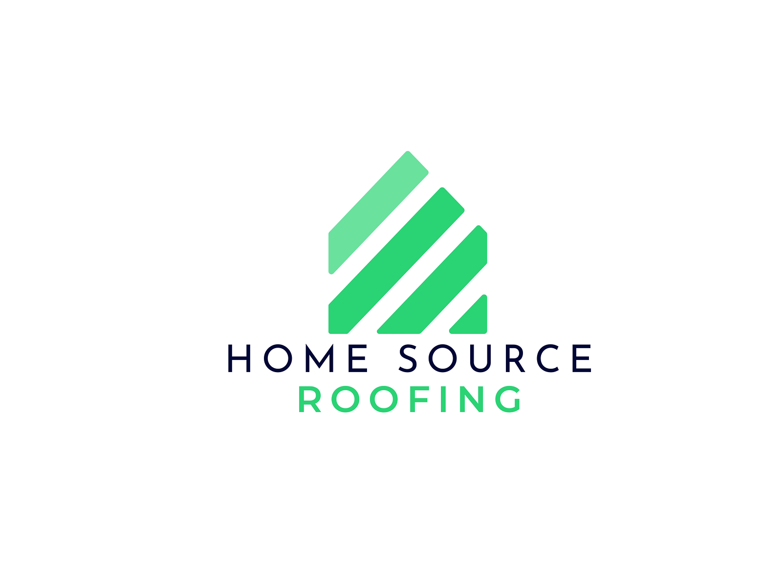 Home source roofing Logo animation by Ahmad Ali on Dribbble