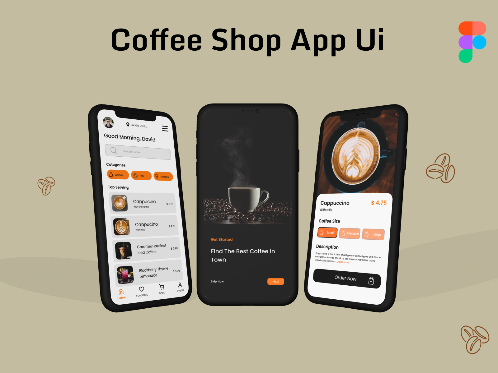 Coffee Shop App UI by Subrata Chandra Roy on Dribbble