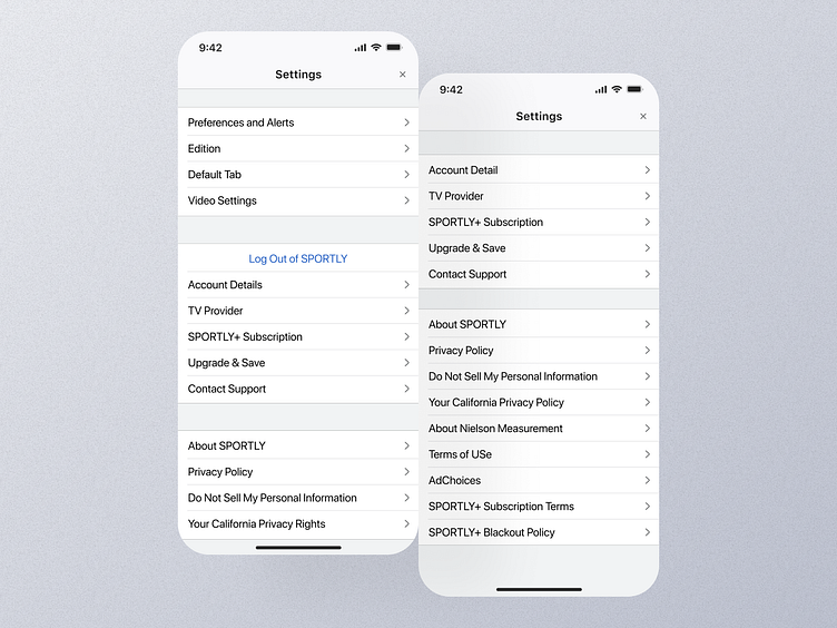 Setting Mobile App Ui by UI Ants on Dribbble