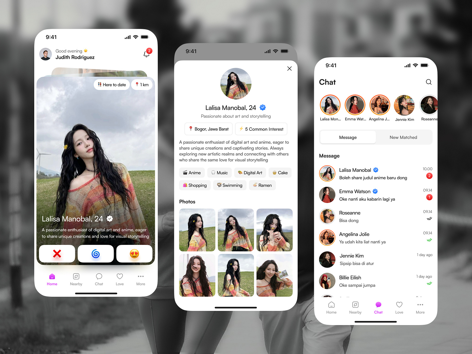 Bubbble Dating Mobile App By Caraka On Dribbble