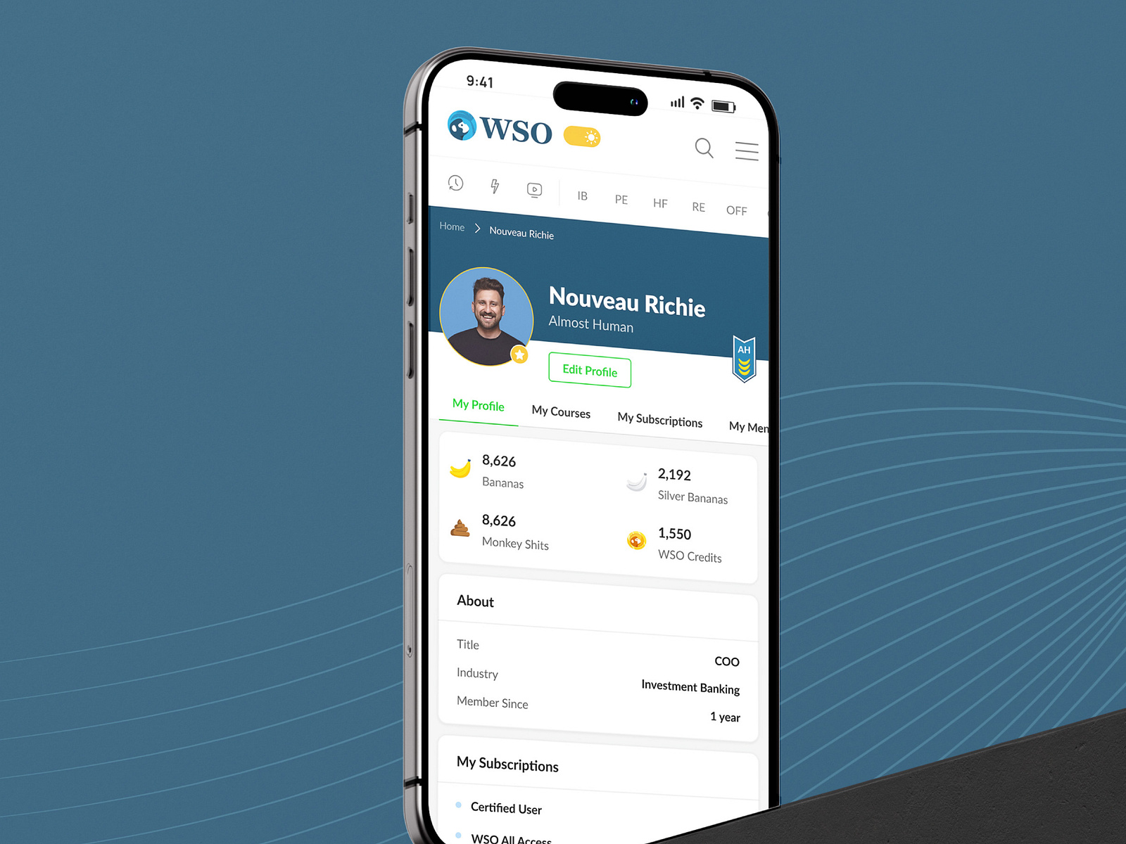 User Profile - Wall Street Oasis by Busona on Dribbble