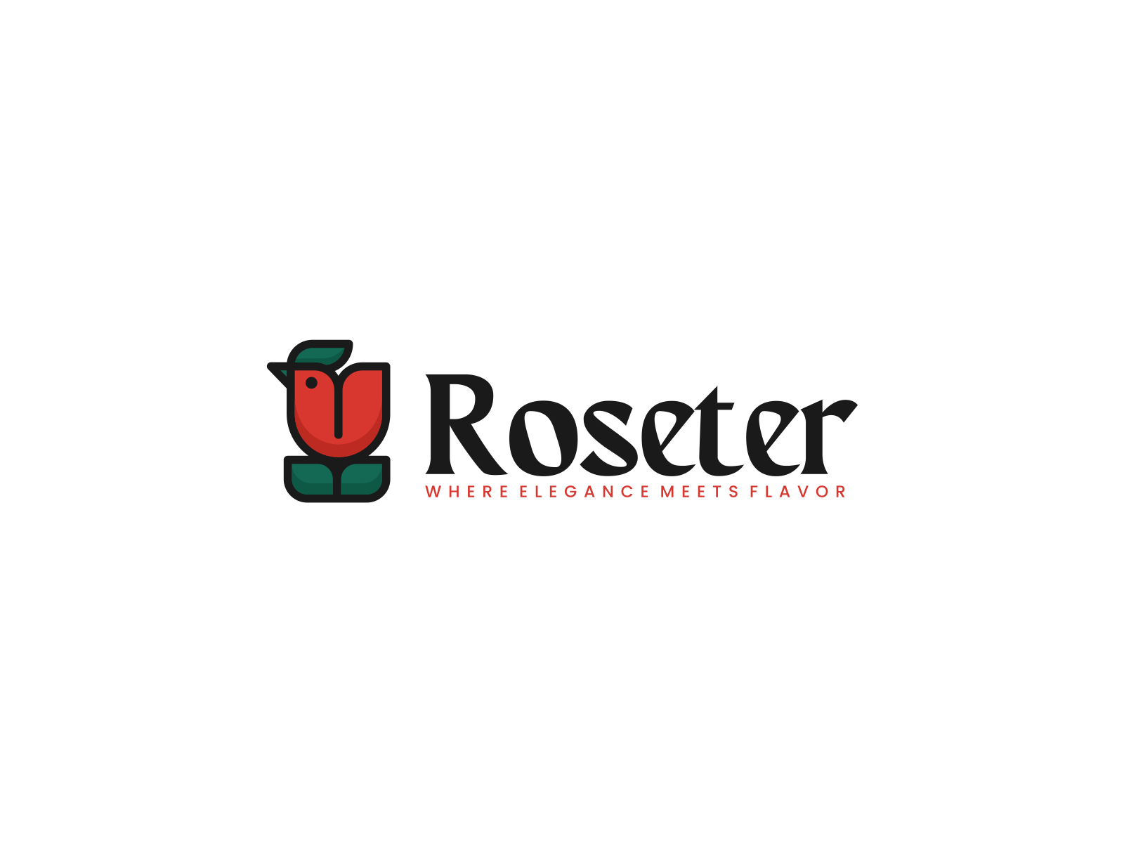 Roseter Logo by Garagephic Studio on Dribbble