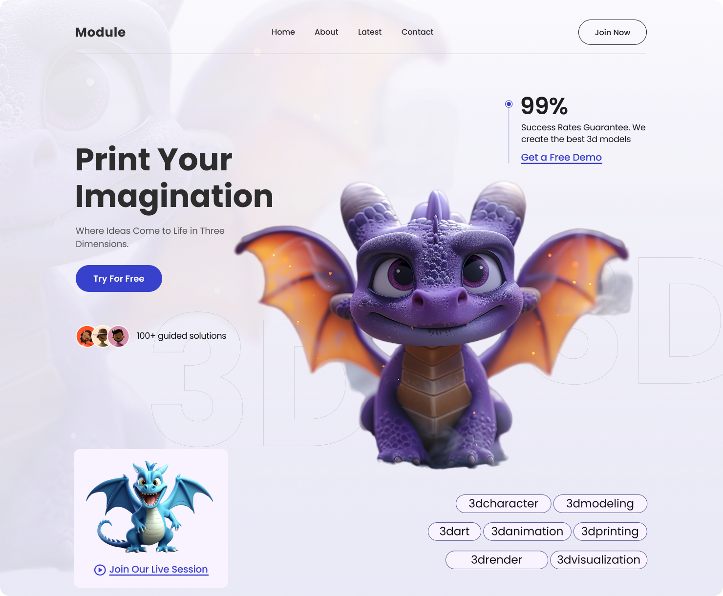 3d Modelling Web by Wakia Tun Nur Nisha on Dribbble
