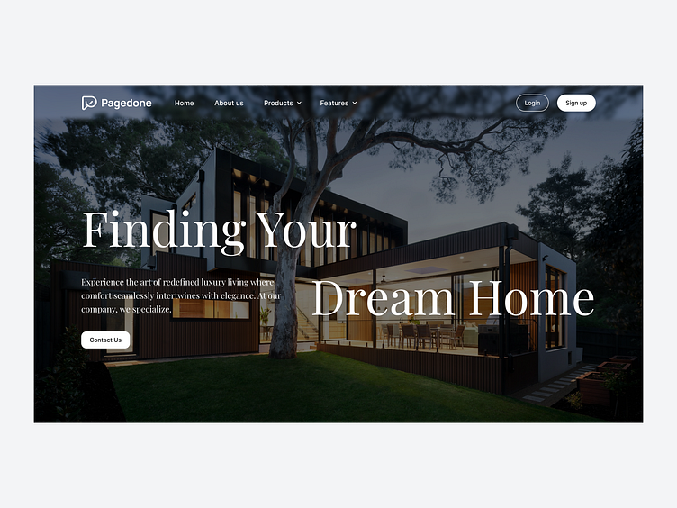 creative hero section with background image by Pagedone on Dribbble