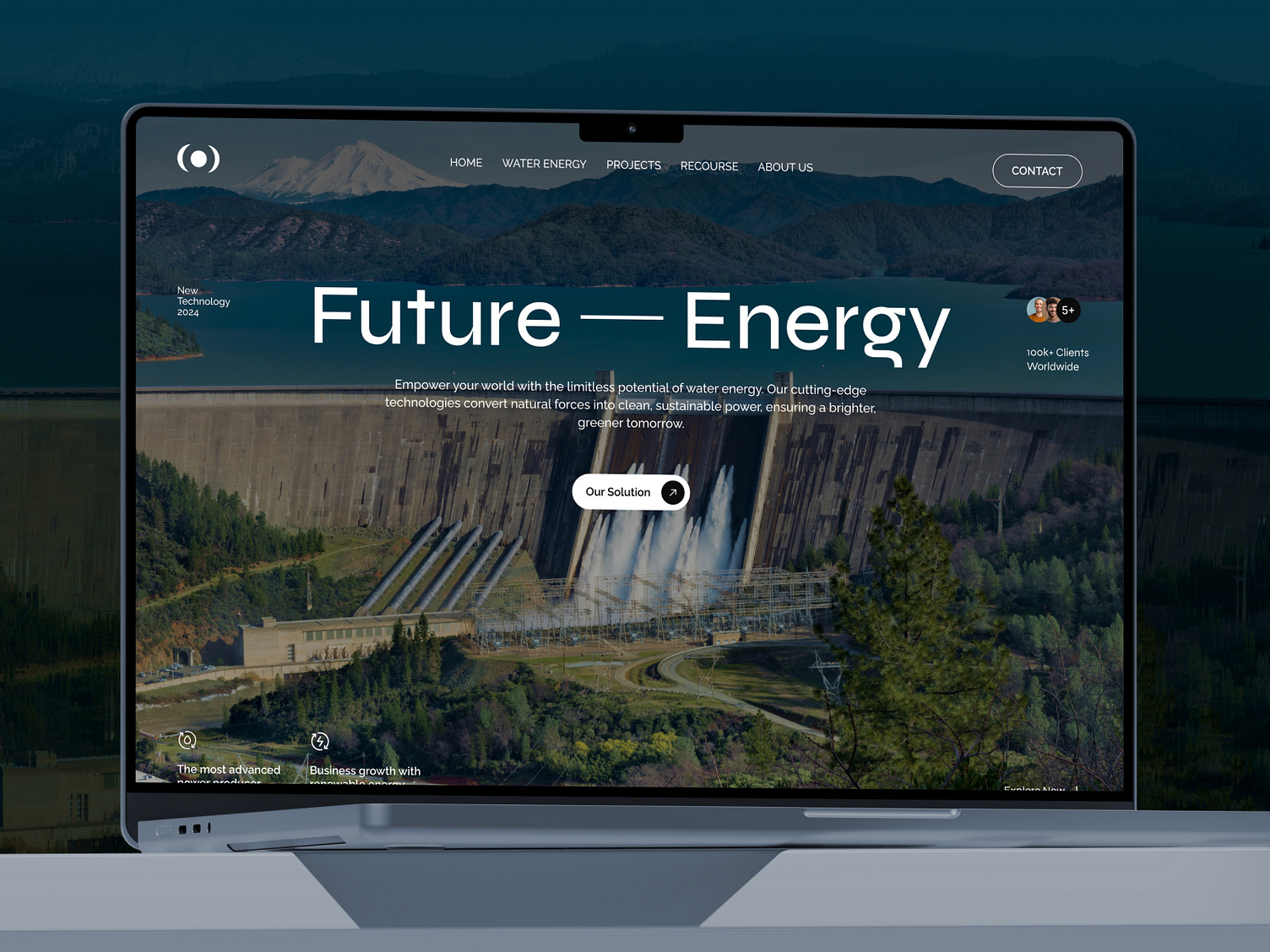 Renewable Energy Plant Website by Orbix Studio by Orbix Studio ...