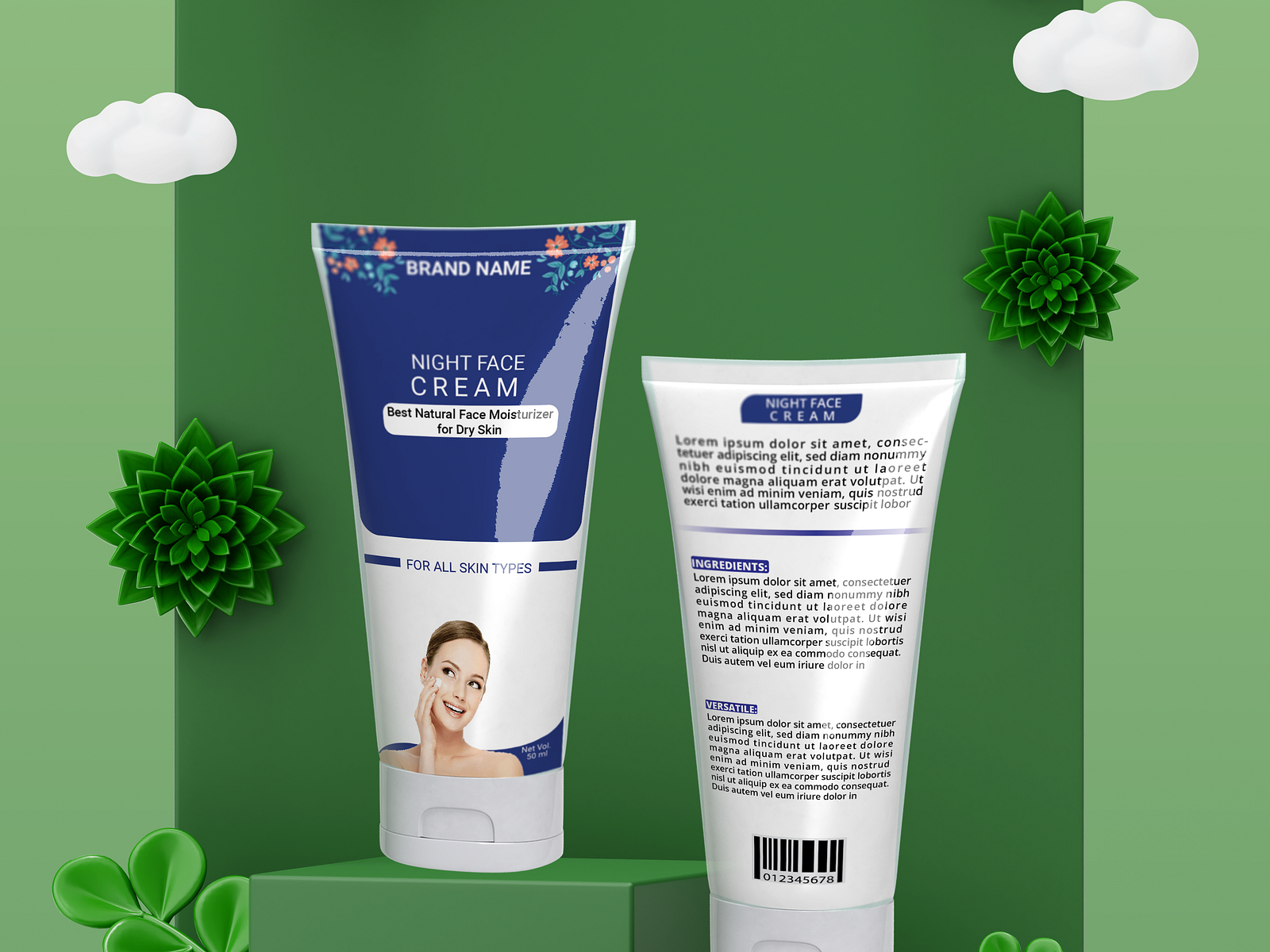 Cream label design by Mithun Malakar on Dribbble